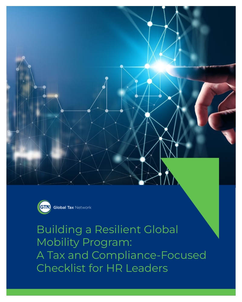 Global Mobility Tax Strategy | Global Tax Services